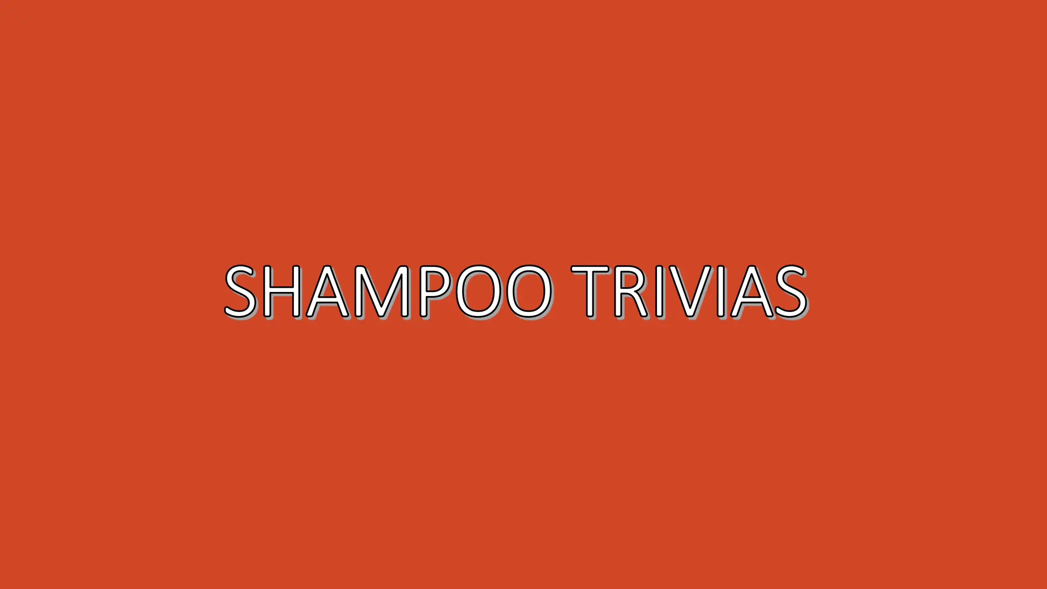 HAIRDRESSING: TYPES OF SHAMPOO PRESENTATION FOR DIFFERENT HAIR TYPES | PPTX