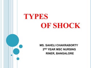 Medical Shock Types