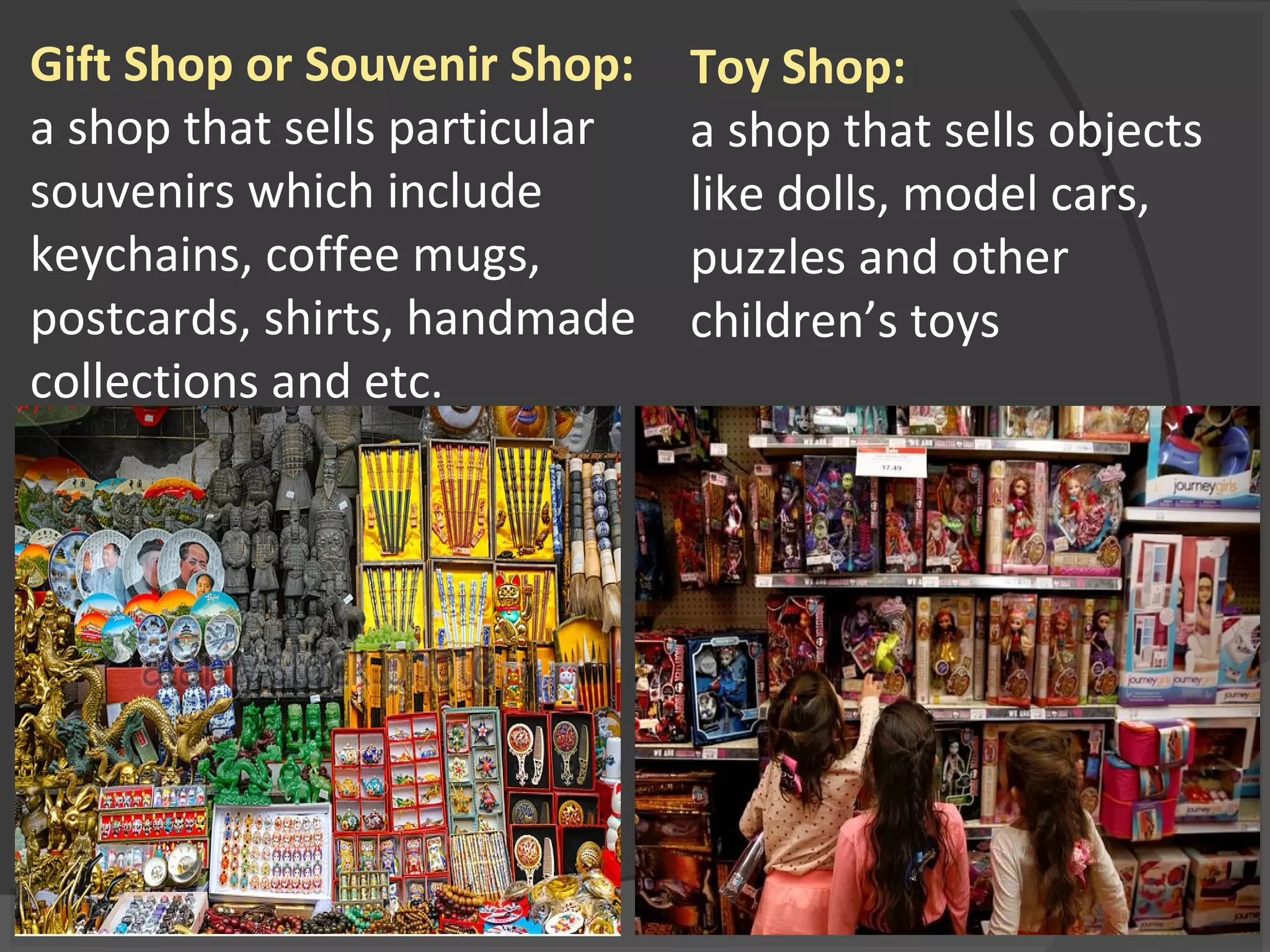 Shop and its Different Types | PPT