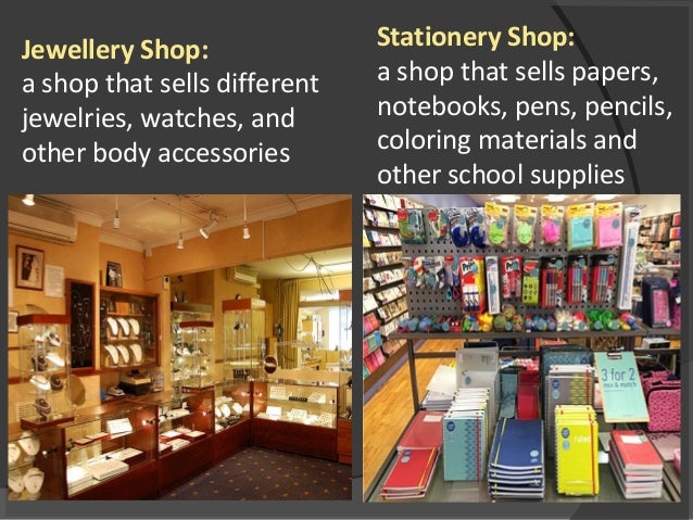 Types Of Shops