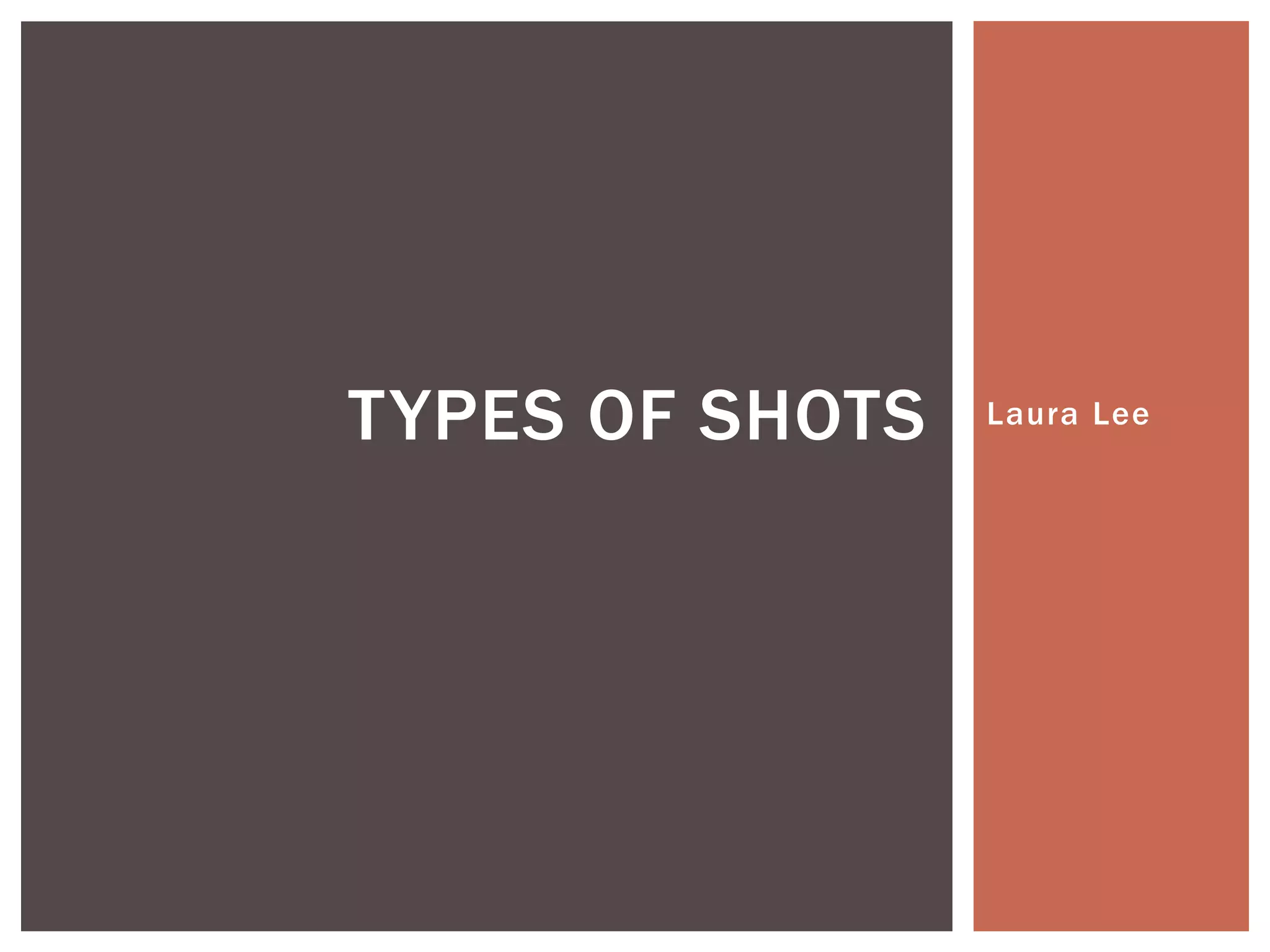 Types of shots | PPTX