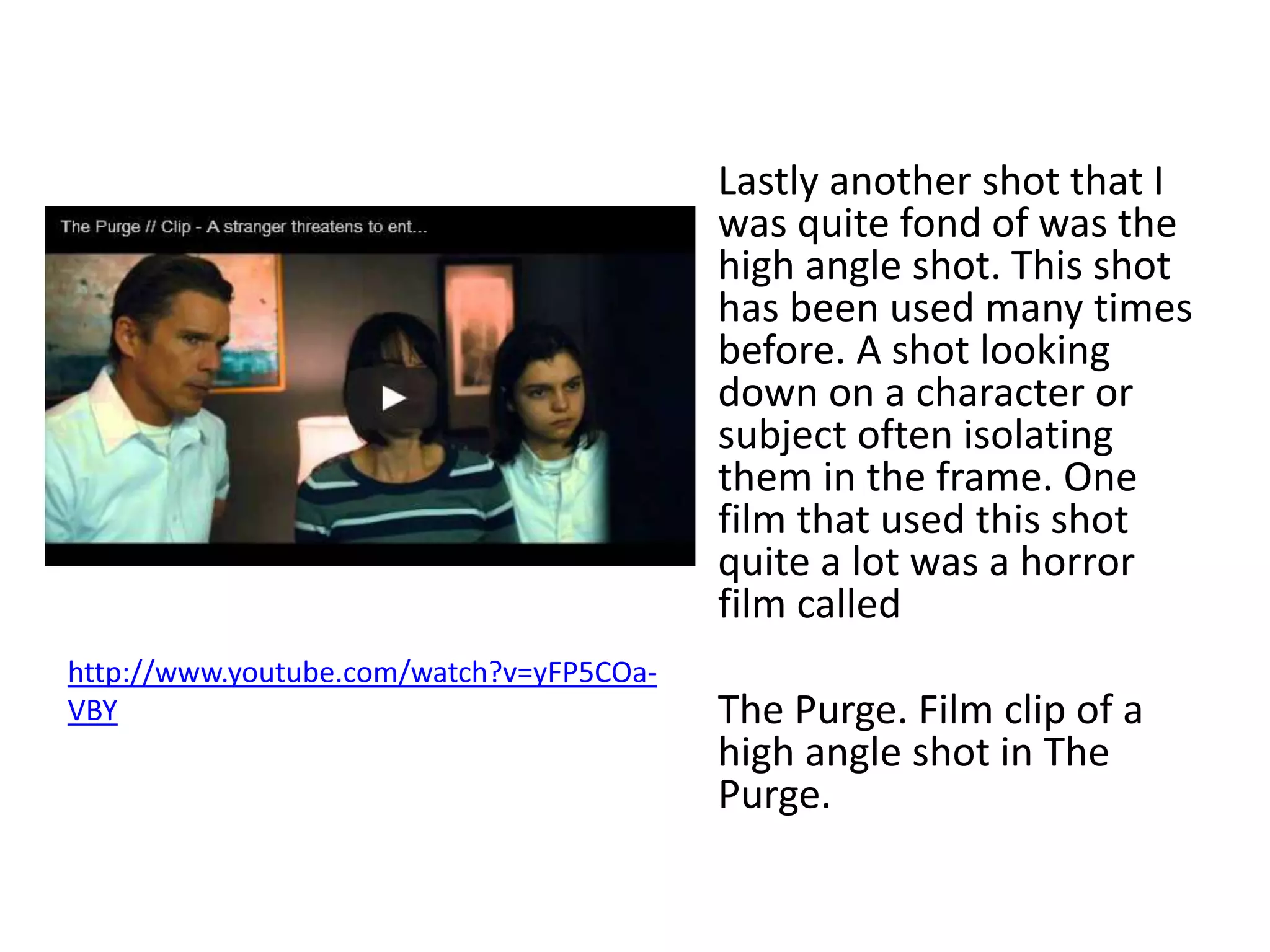 Types of shots (creative shots) | PPTX | Photography | Arts and Crafts