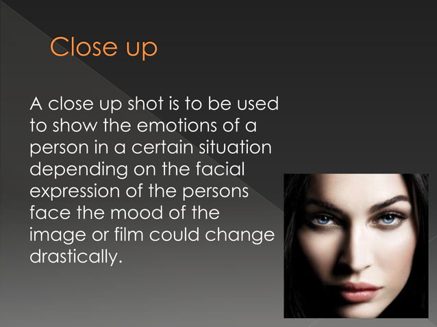 Types of shots | PPTX | Photography | Arts and Crafts