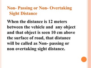 Types of sight distance | PPTX