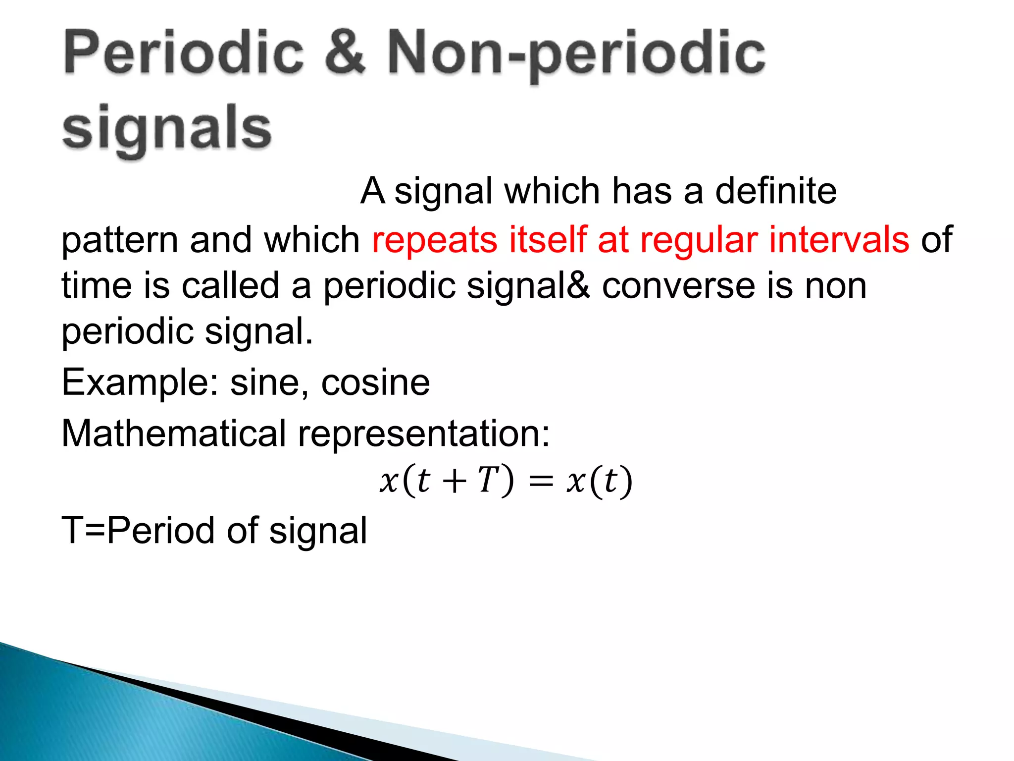Types of signals/functions & Difference b/w Fourier and Laplace ...