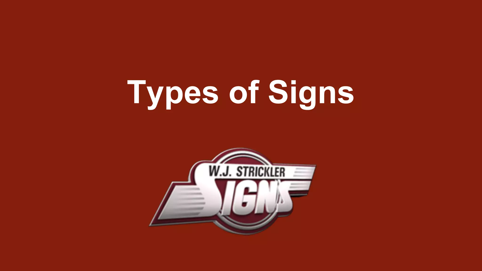 Types of Signs | PDF