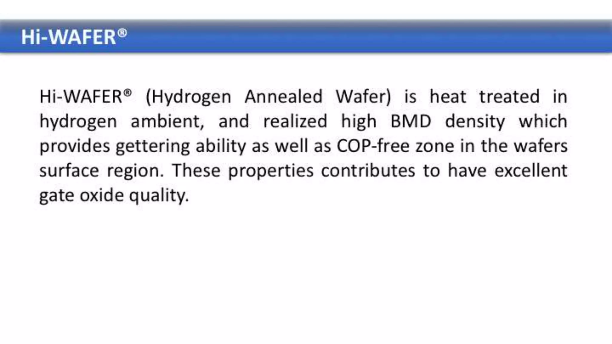 Types of silicon wafers | PPTX