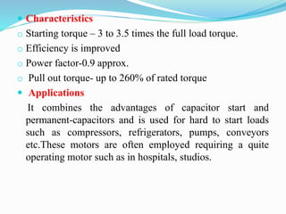 TYPES OF SINGLE PHASE INDUCTION MOTOR | PPTX