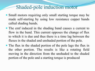 TYPES OF SINGLE PHASE INDUCTION MOTOR | PPTX