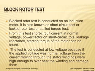 Types of single phase induction motor | PPTX