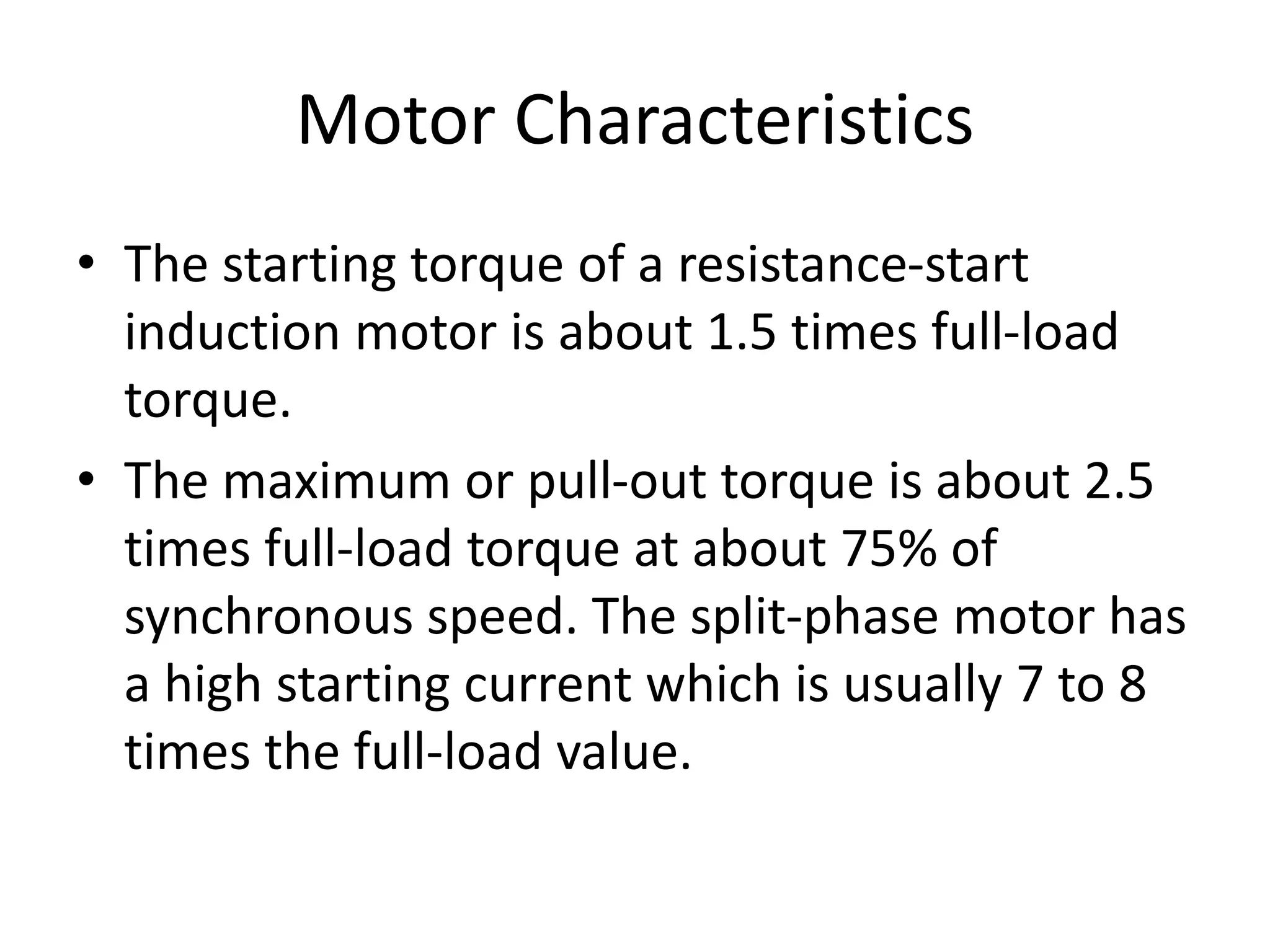 Types of single phase induction motor | PPTX
