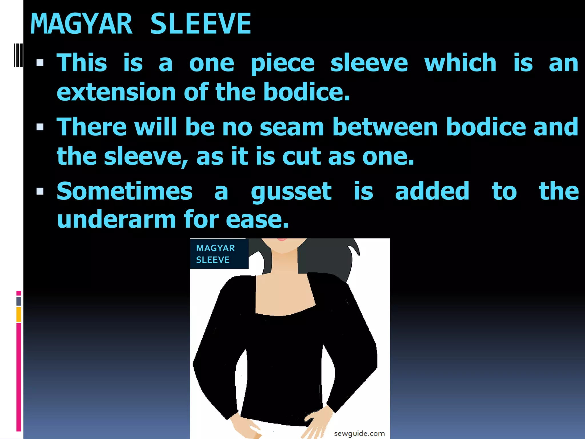 Types of sleeves | PPTX