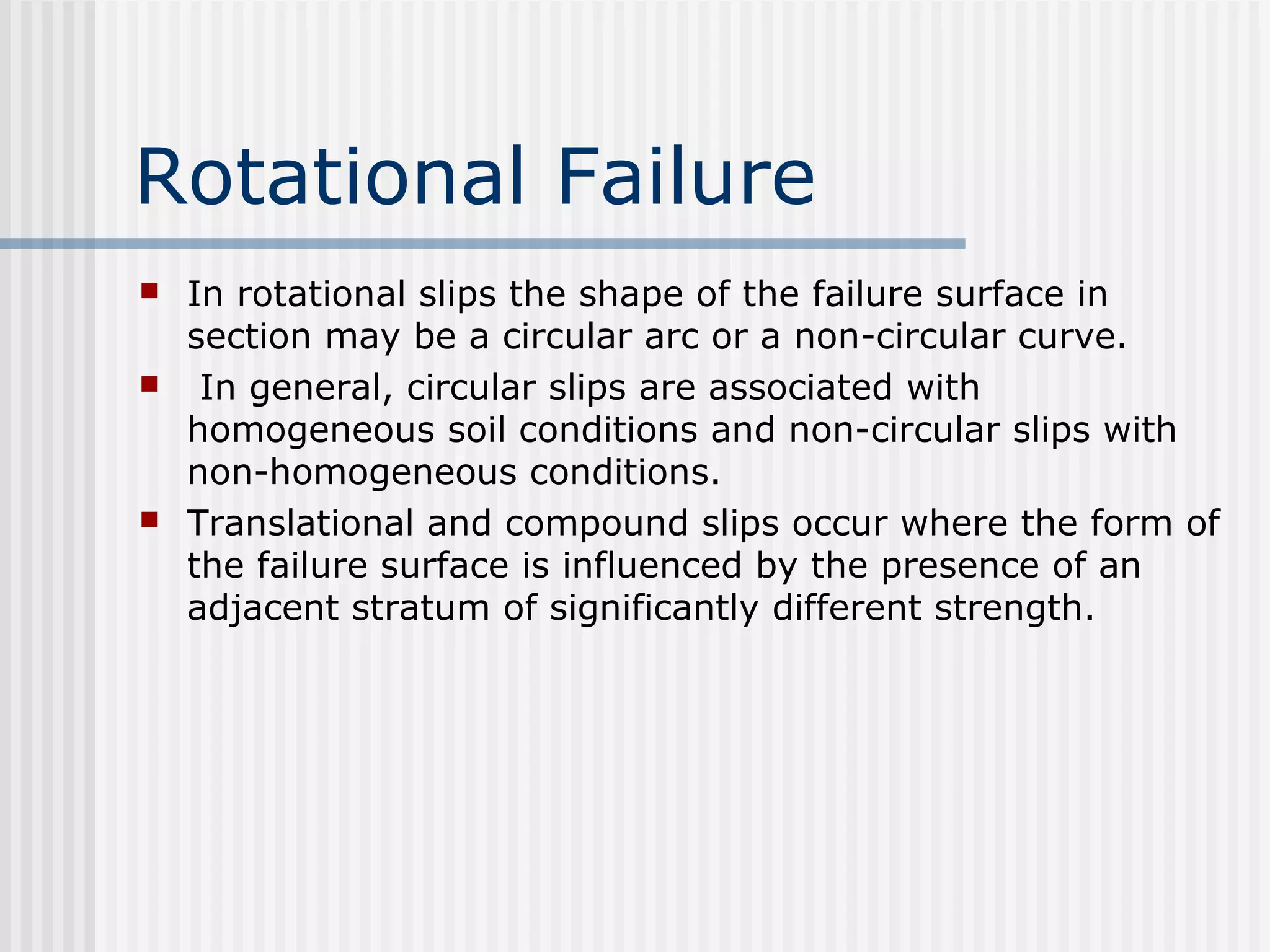 Types of slope failures | PPT