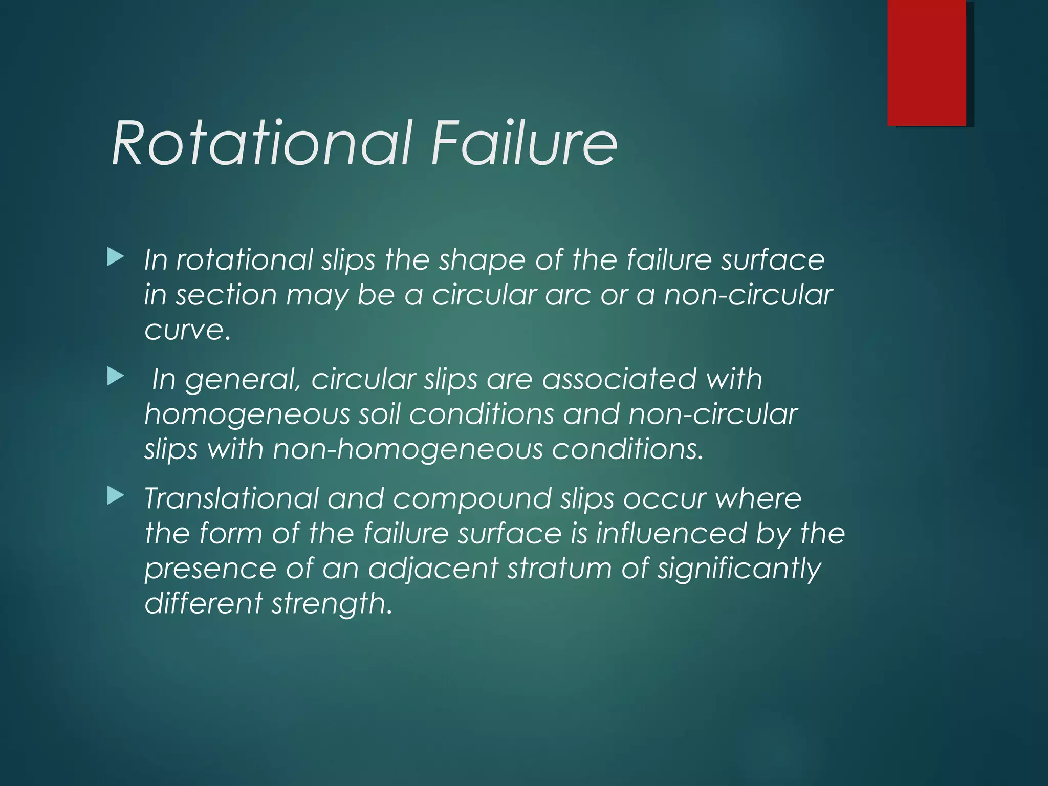 Types of slope failures | PPT