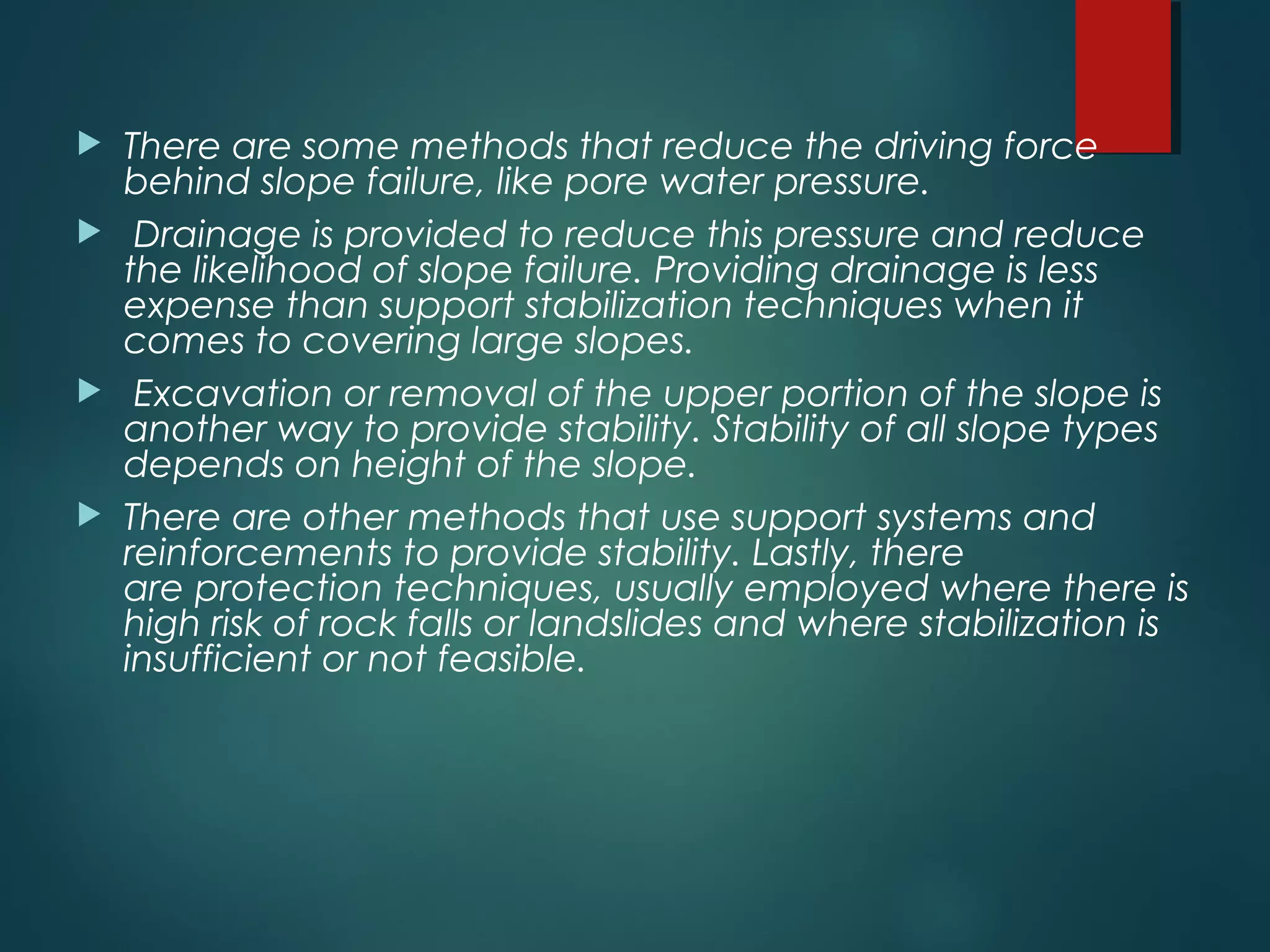Types of slope failures | PPT