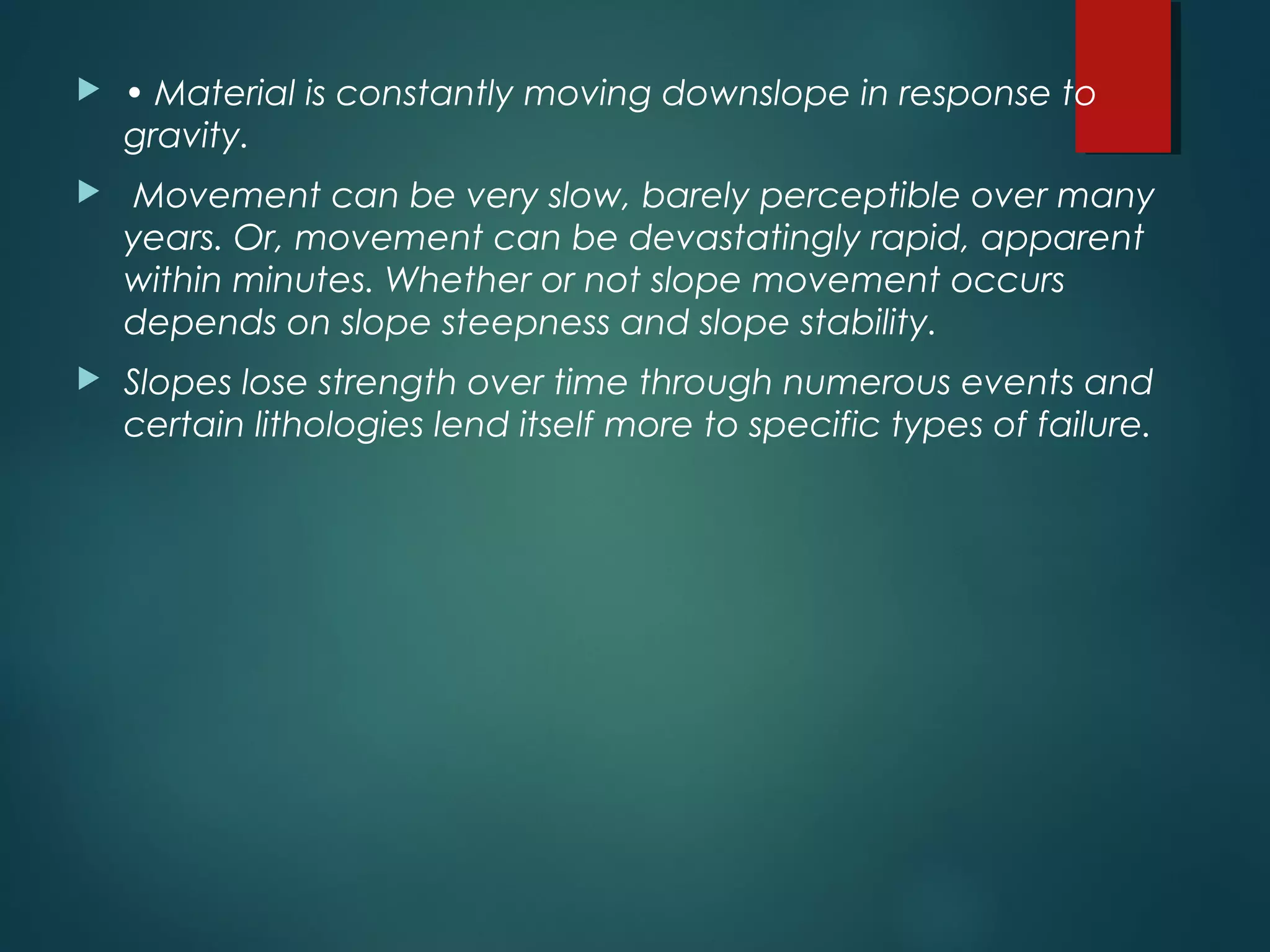 Types of slope failures | PPT