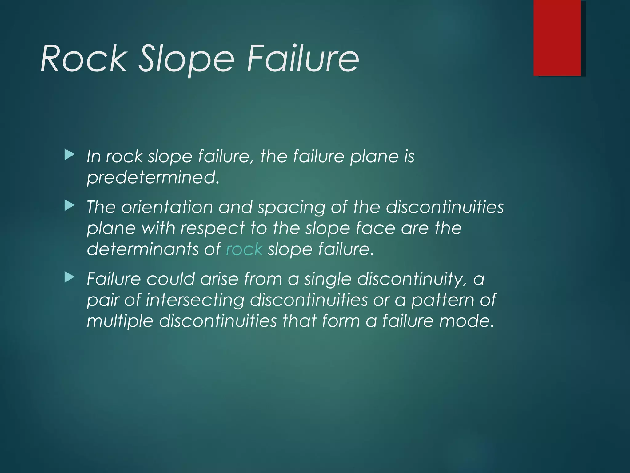 Types of slope failures | PPT