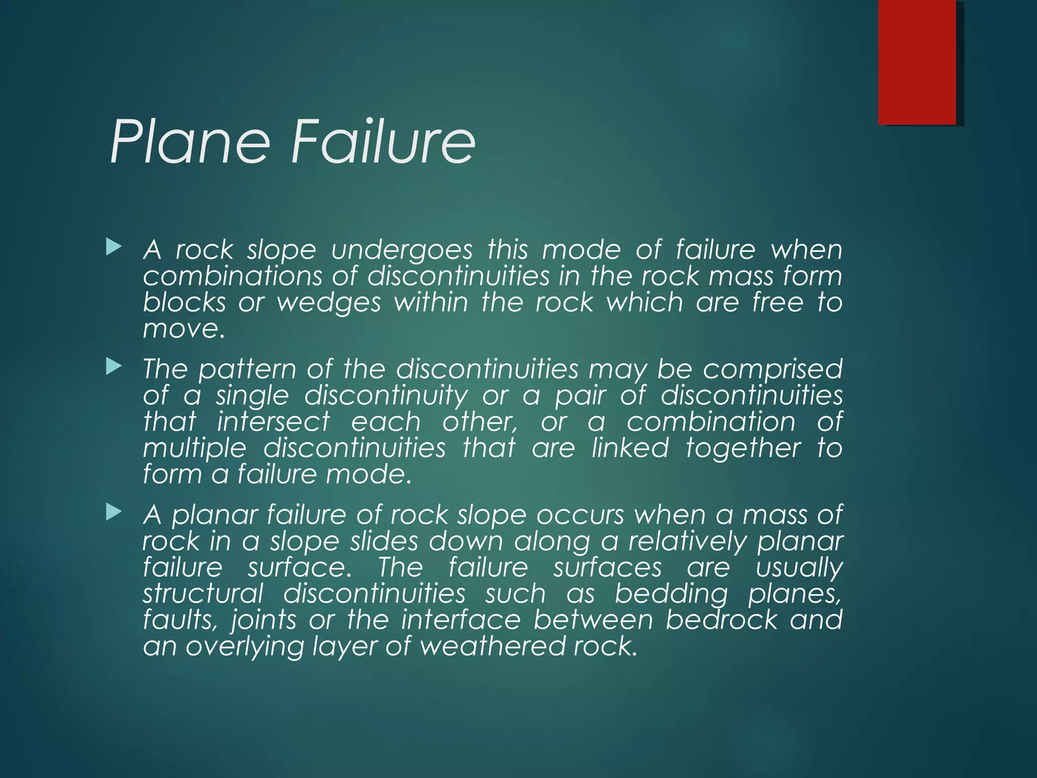 Types of slope failures | PPT