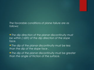 Types of slope failures | PPT