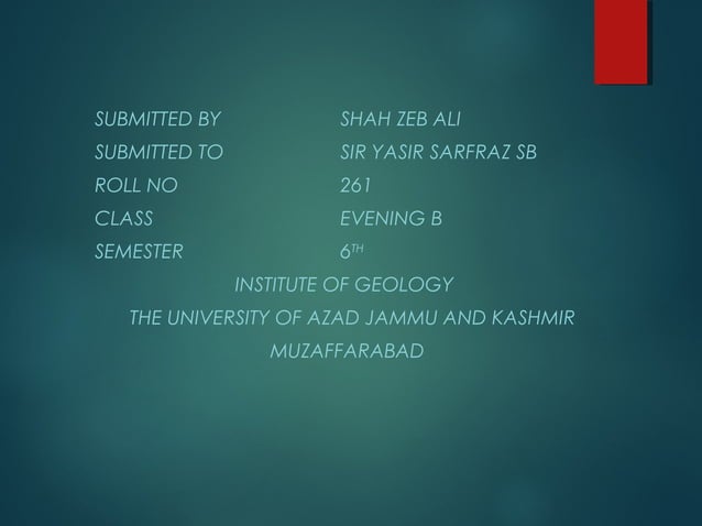 Types of slope failures | PPT