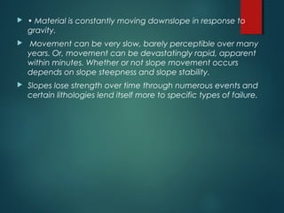 Types of slope failures | PPT