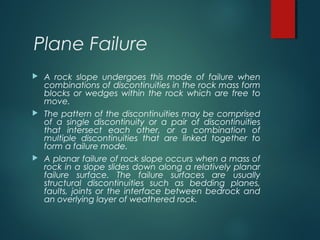 Types of slope failures | PPT