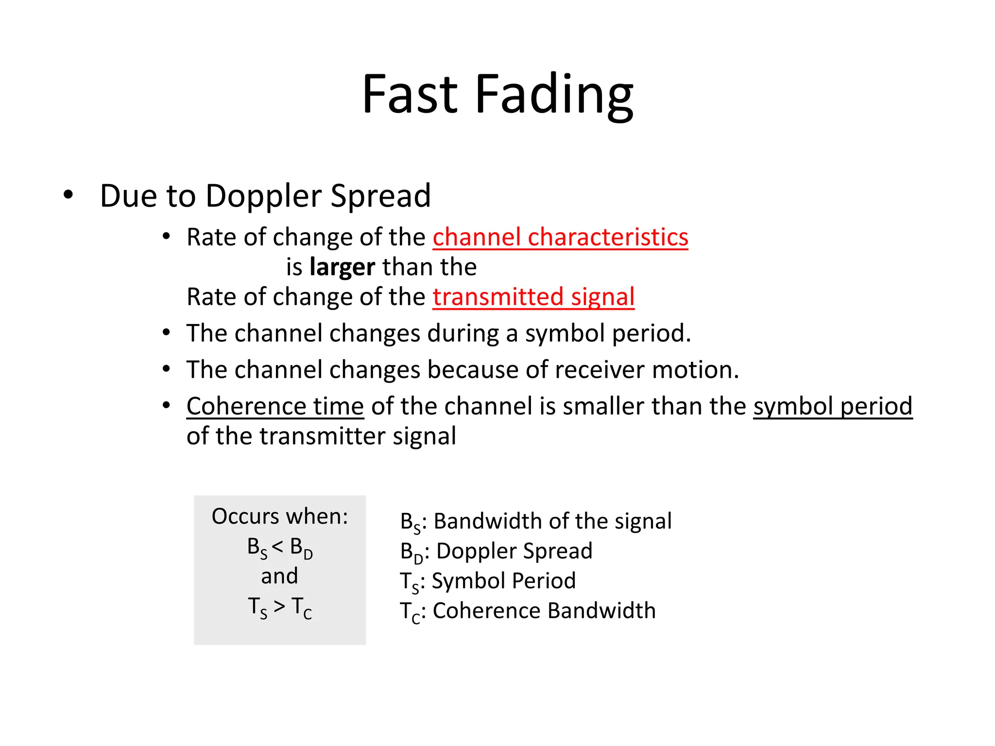 Types of Small-scale Fading.pptx | Technology & Computing