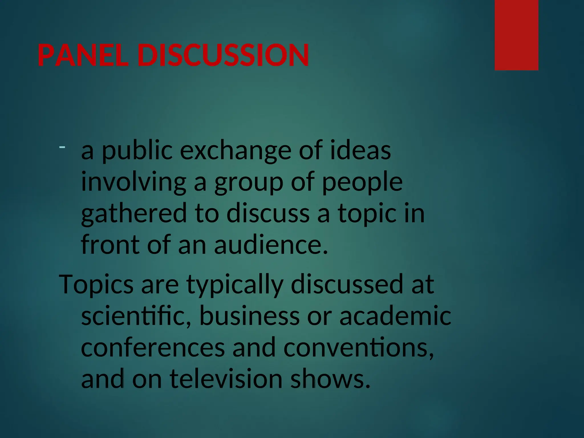 Different Types of Small Group Communication | PPT