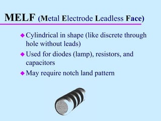 SURFACE MOUNT DEVICES-TYPES | PPTX