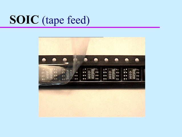 SURFACE MOUNT DEVICES-TYPES | PPTX