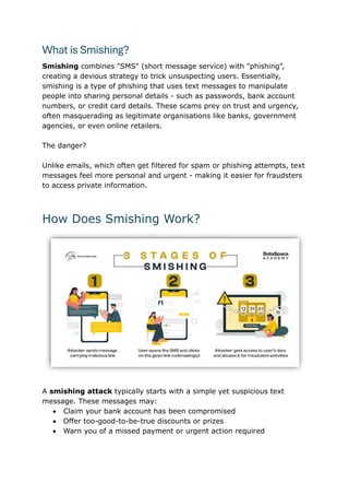 Types Of Smishing Attack – Signs And Prevention | PDF