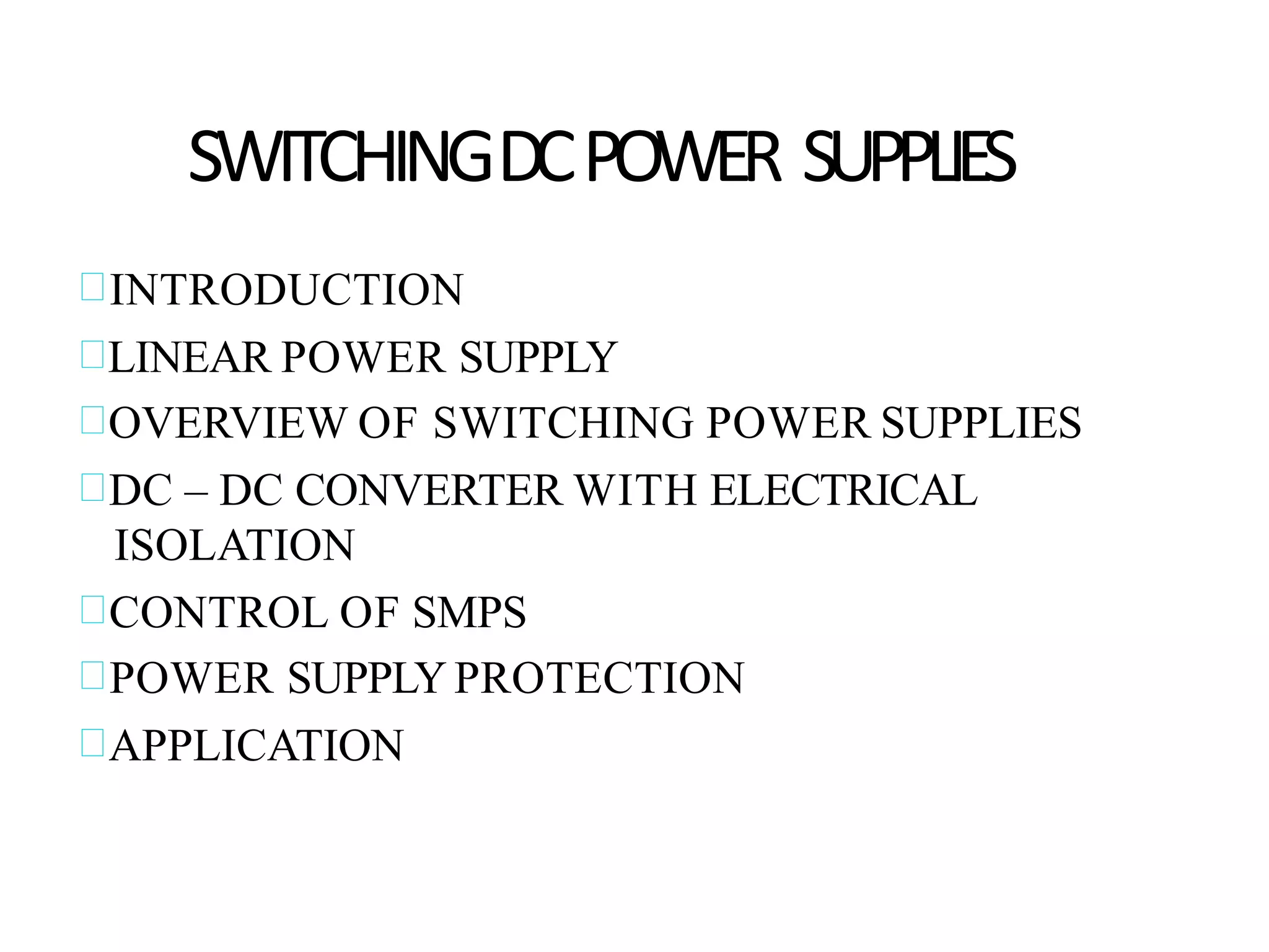 Types of SMPS | PPTX