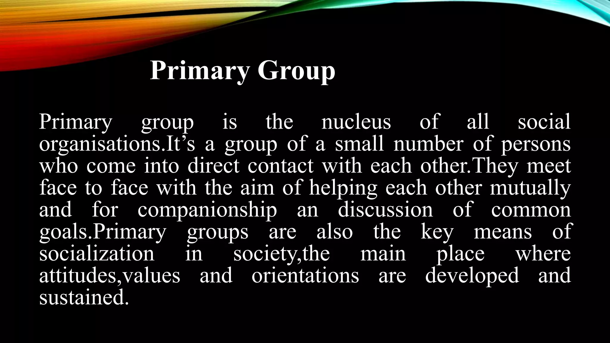 Types of Social Groups | PPTX