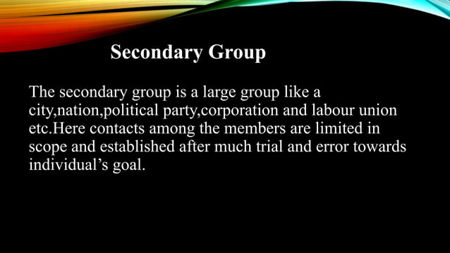 Types of Social Groups | PPTX | Science