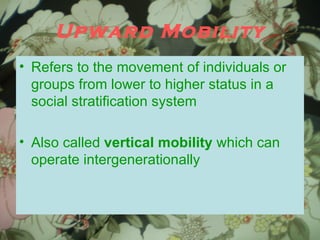 Types Of Social Mobility | PPT