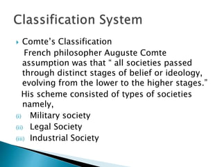 Types of societies | PPTX