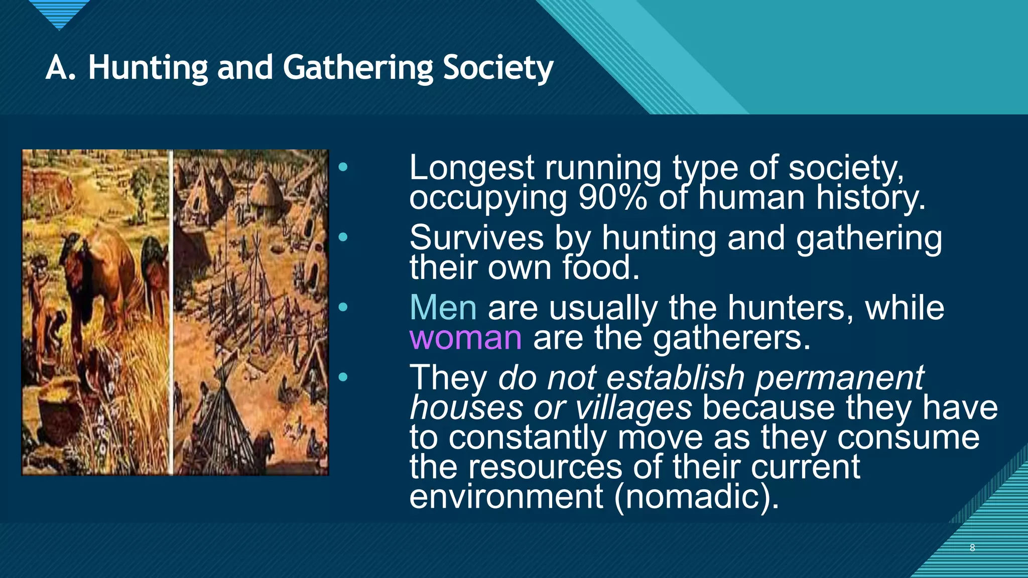 Types of society | PPTX