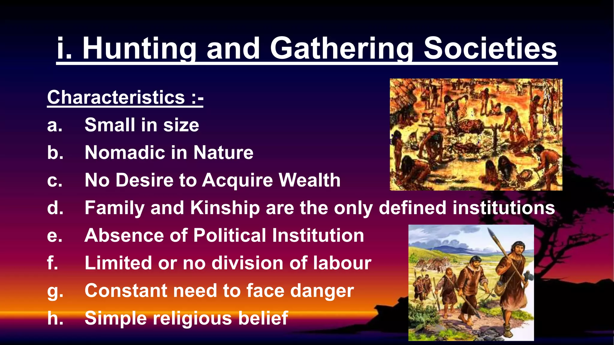 Types of society | PPTX