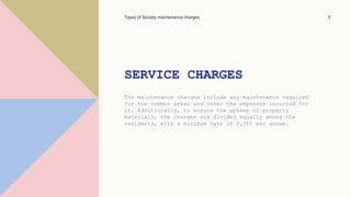 Types of Society Maintenance Charges.pptx