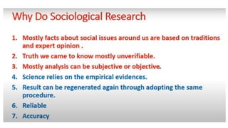 types of Sociology research.pptx | Science