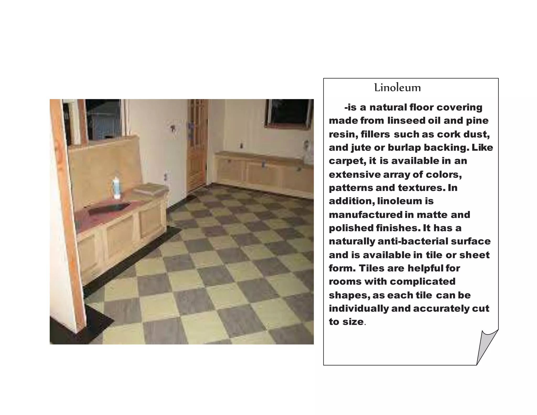Types of soft floorings | DOCX