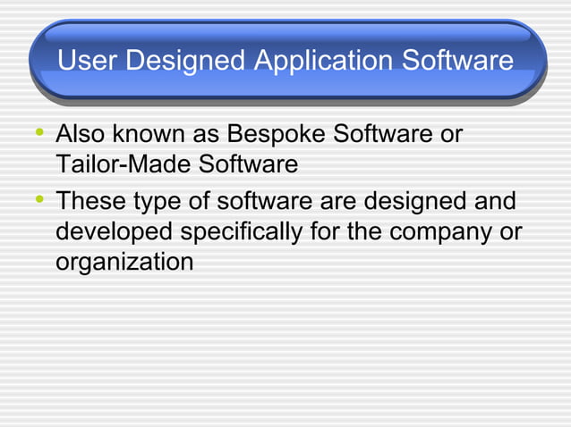 Types of software | PPT | Operating Systems | Computer Software and ...