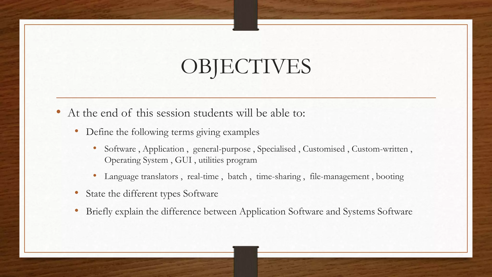 Types of software | PPSX
