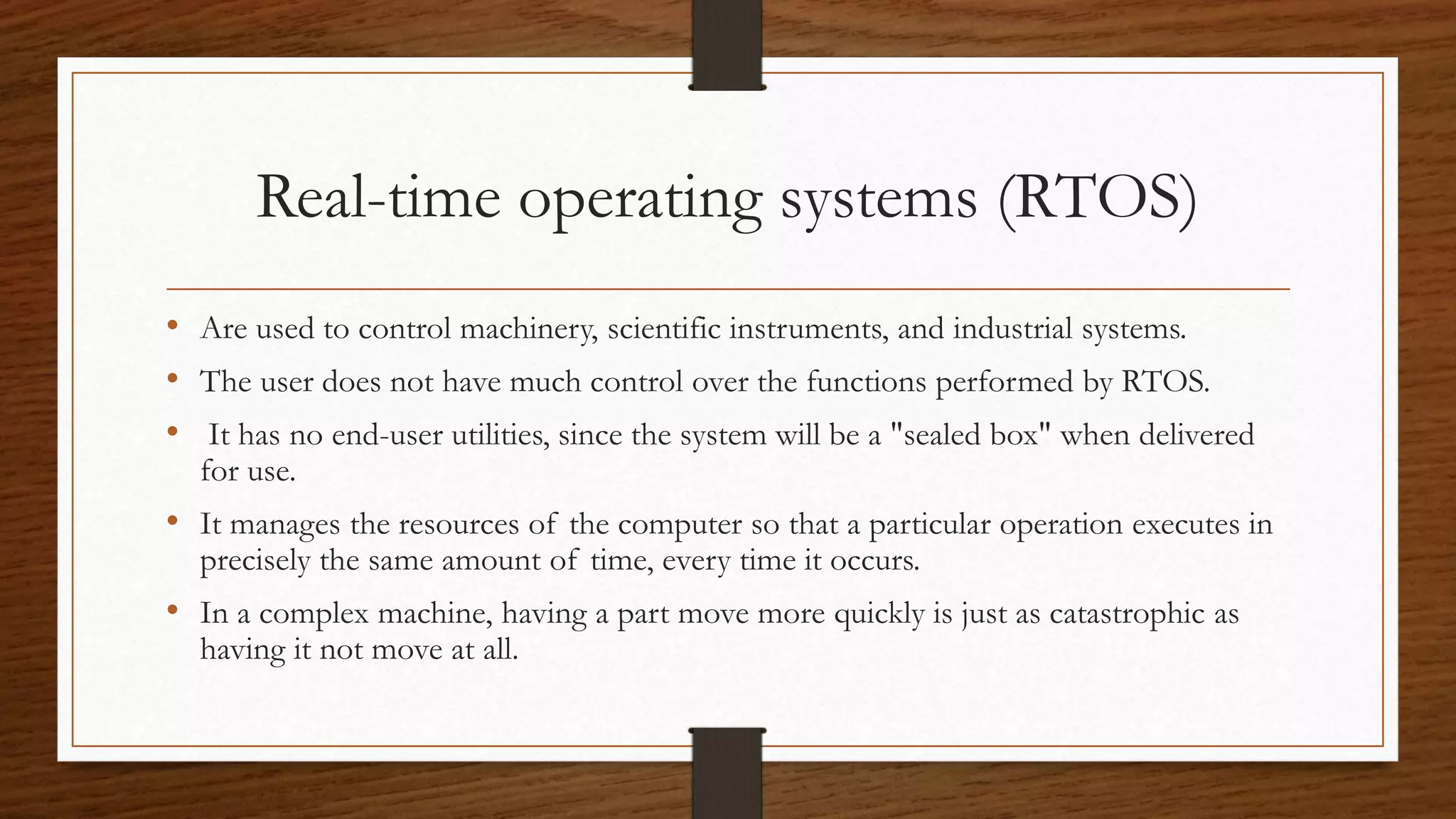 Types Of Software Ppsx Operating Systems Computer Software And