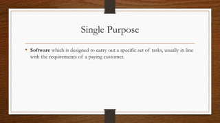 Types of software | PPSX