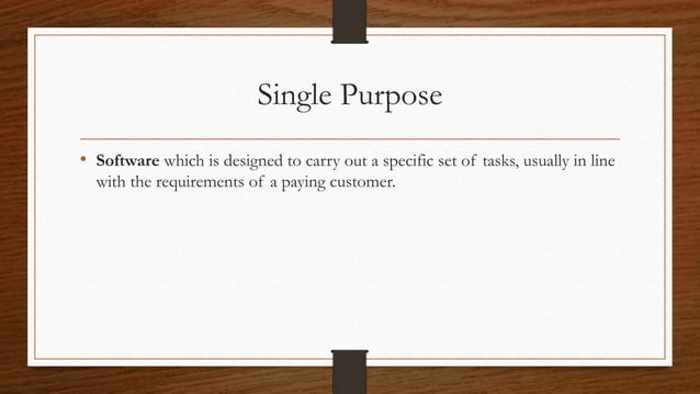 Types of software | PPSX | Operating Systems | Computer Software and Applications