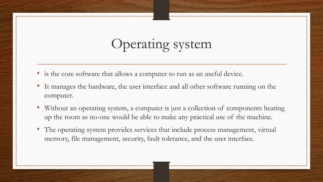Types of software | PPSX | Operating Systems | Computer Software and Applications