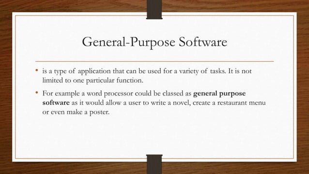 Types of software | PPSX | Operating Systems | Computer Software and Applications