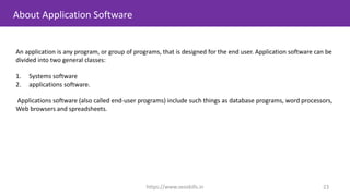 Types of software | PPTX