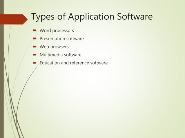 Types of software | PPT